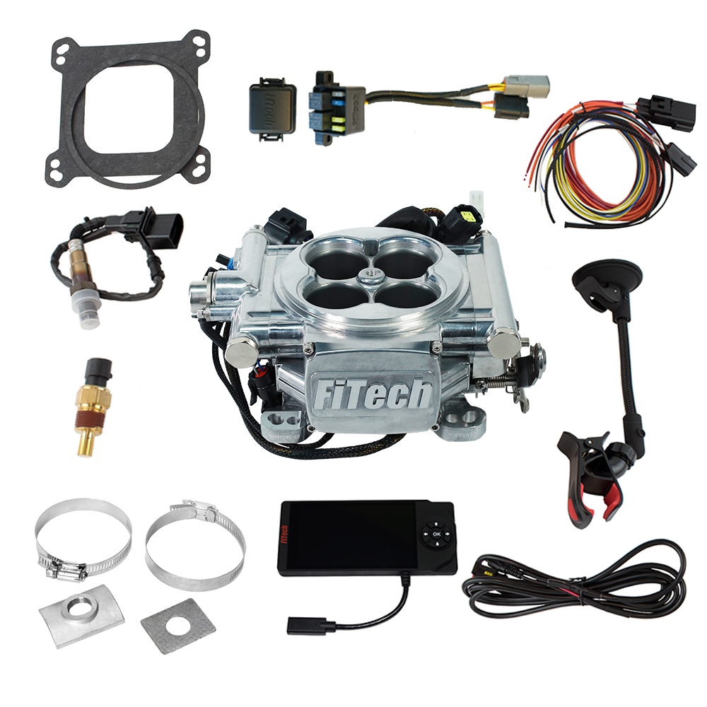 FITECH 30001 GO EFI 4 200-600HP SELF TUNING EFI SYSTEM POLISHED ALLOY