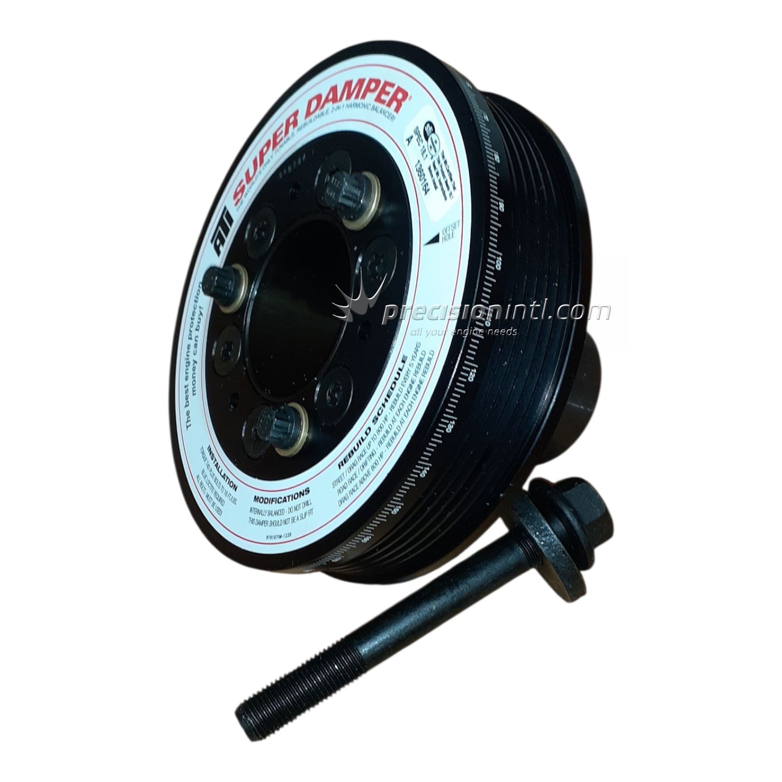 ATI 918487 SFI SUPER HARMONIC BALANCER MOPAR HEMI 5.7 6.4 2001-ON 15%