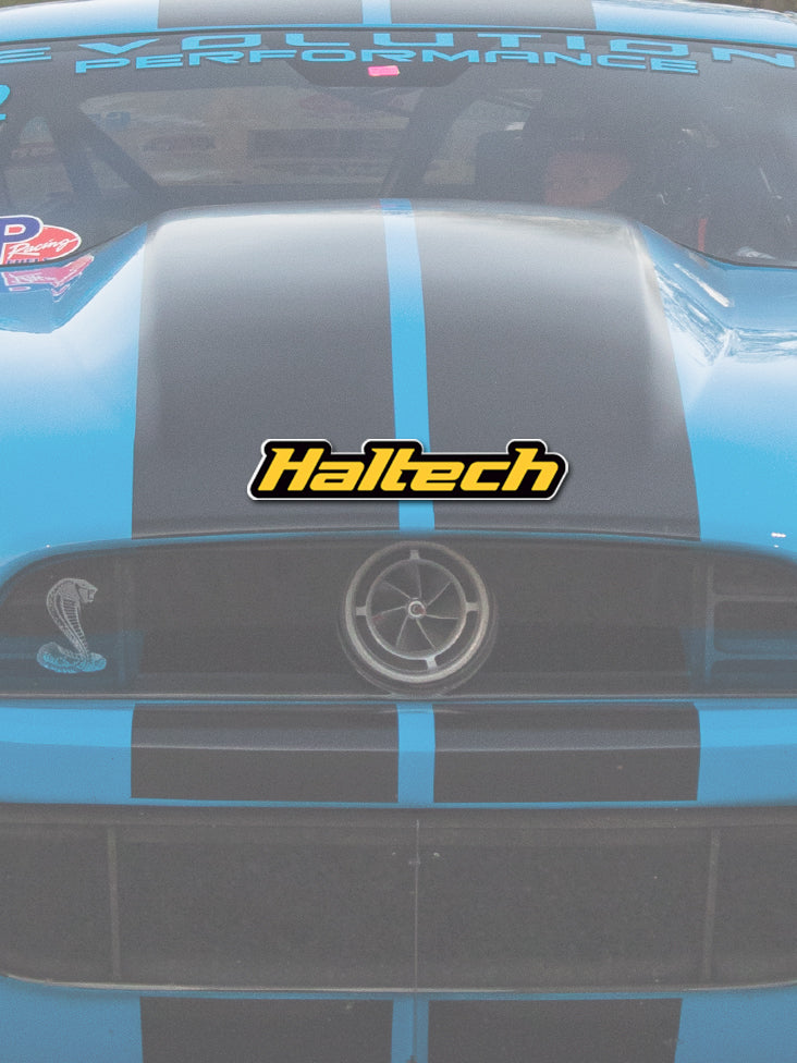 HALTECH HT-300109 LOGO COLOUR STICKER - YELLOW