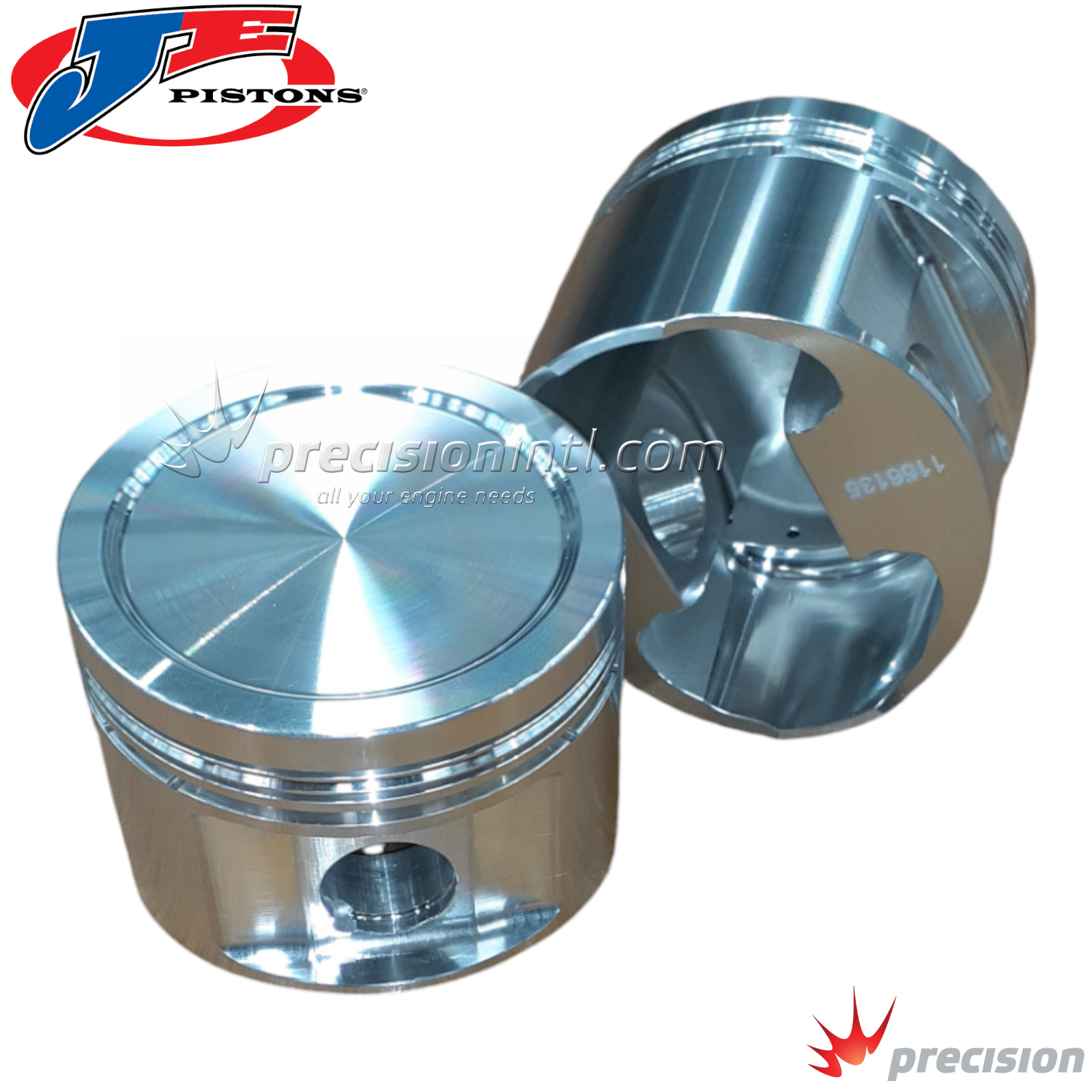 JE 393842 4cyl 060 6cc DISH FORGED PISTON SET INC FILE FIT RINGS MG 18