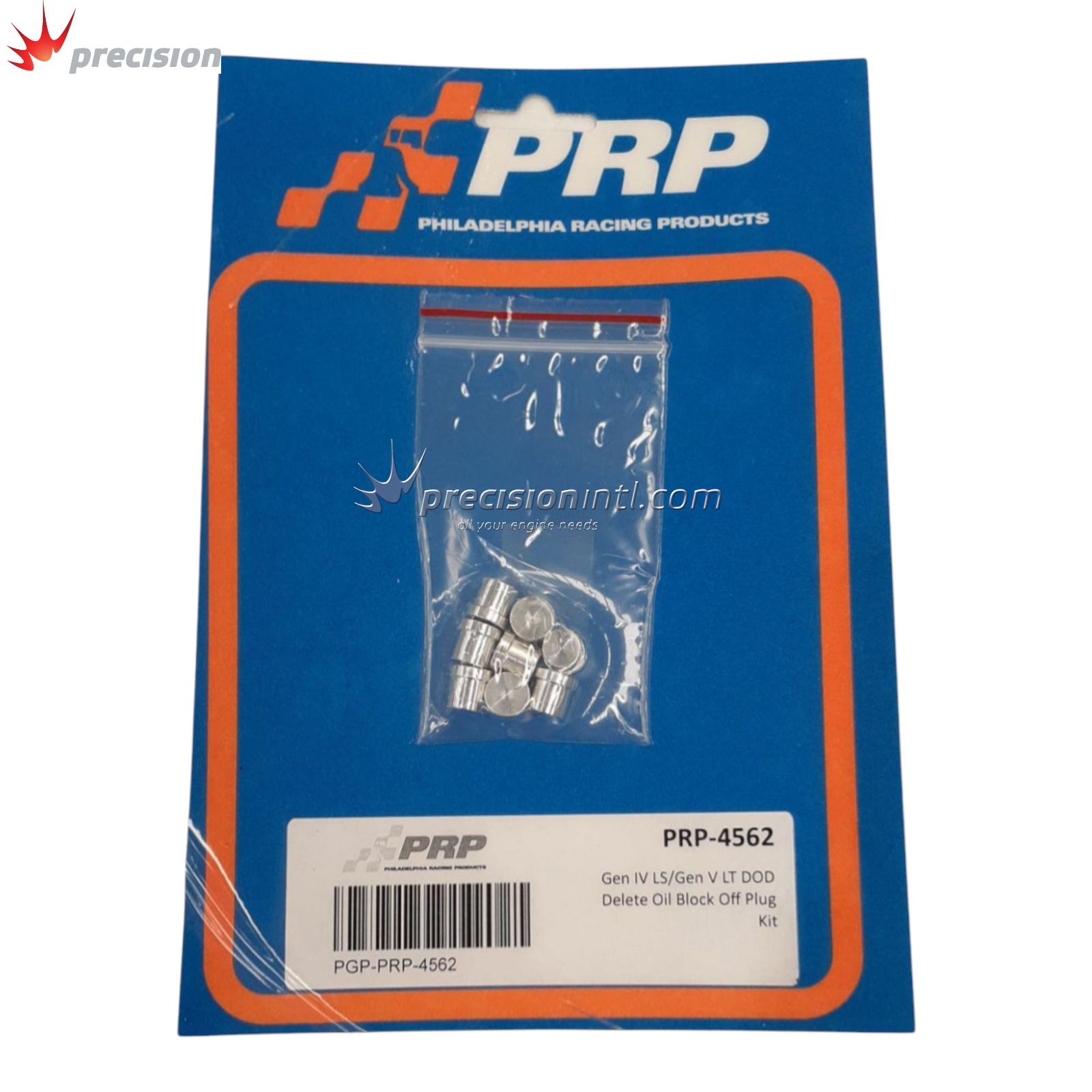 PRP PRP-4562 LS DOD DELETE GALLERY PLUGS USE WITH DOD COVER