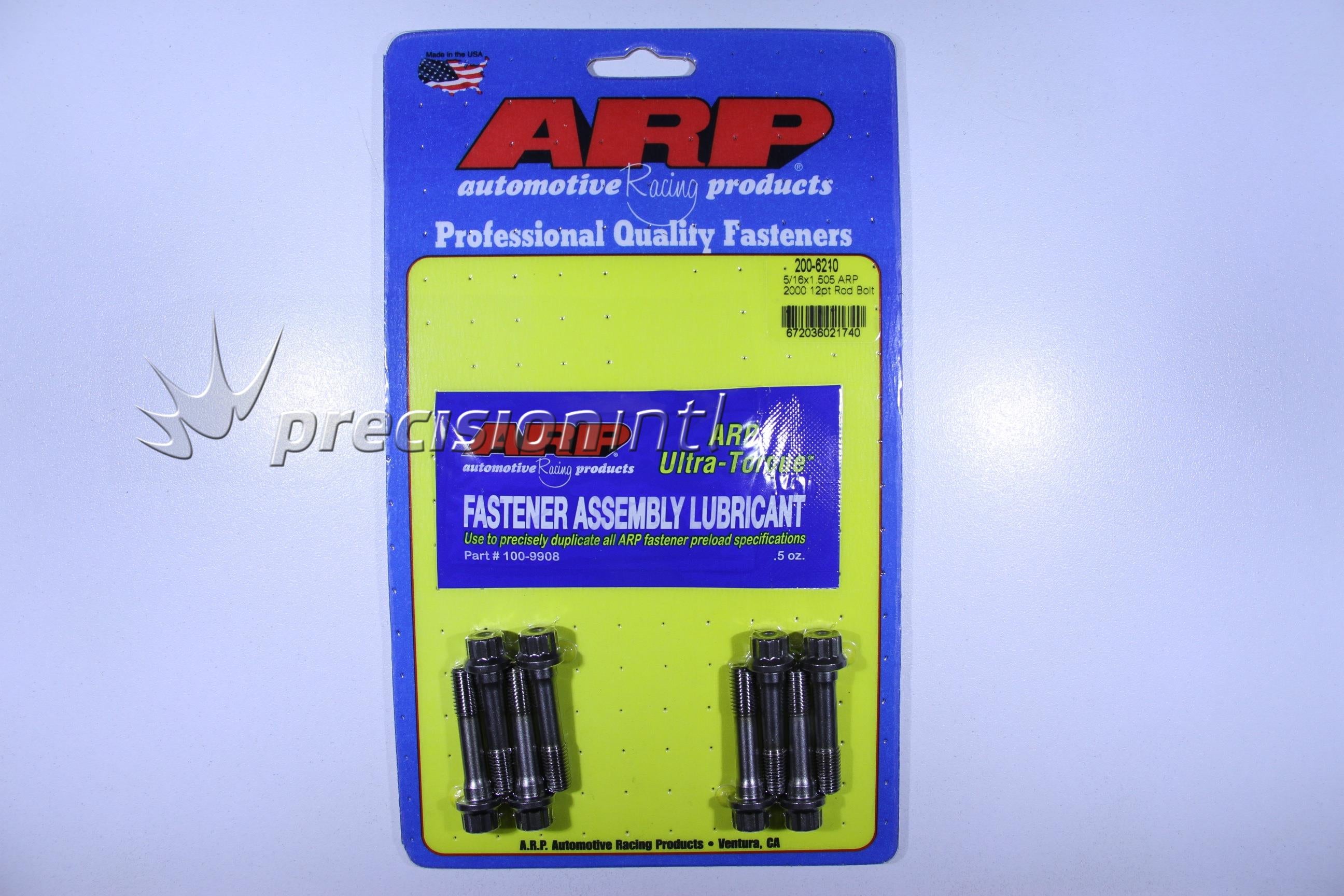 ARP 200-6210 2000 ROD BOLT SET 5/16X1.5 8PK GENERAL REPLACEMENT , STEE