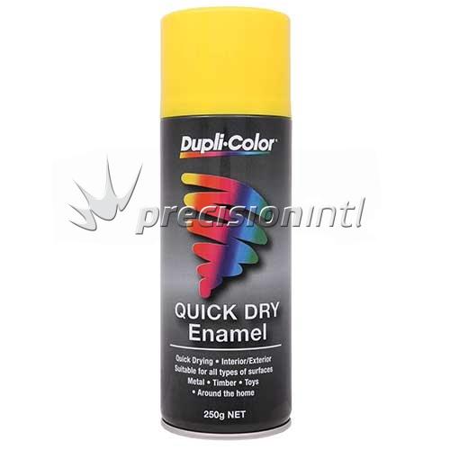 DUPLI-COLOR CQDE17 QUICK DRY ENAMEL QD BRIGHT YELLOW 250GM QUICK D