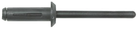 DISCO 10565PK BLACK NYLON BLIND RIVETS 25PK 13/64¨ (5.15MM)HOLE SIZE G