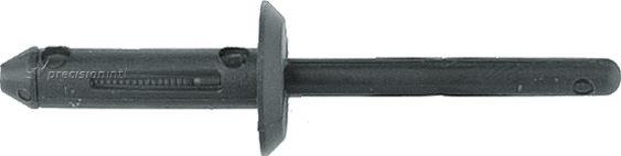 DISCO 5769PK BLACK NYLON BLIND RIVETS 25PK 13/64"(5.15MM)HOLE SIZE G/R