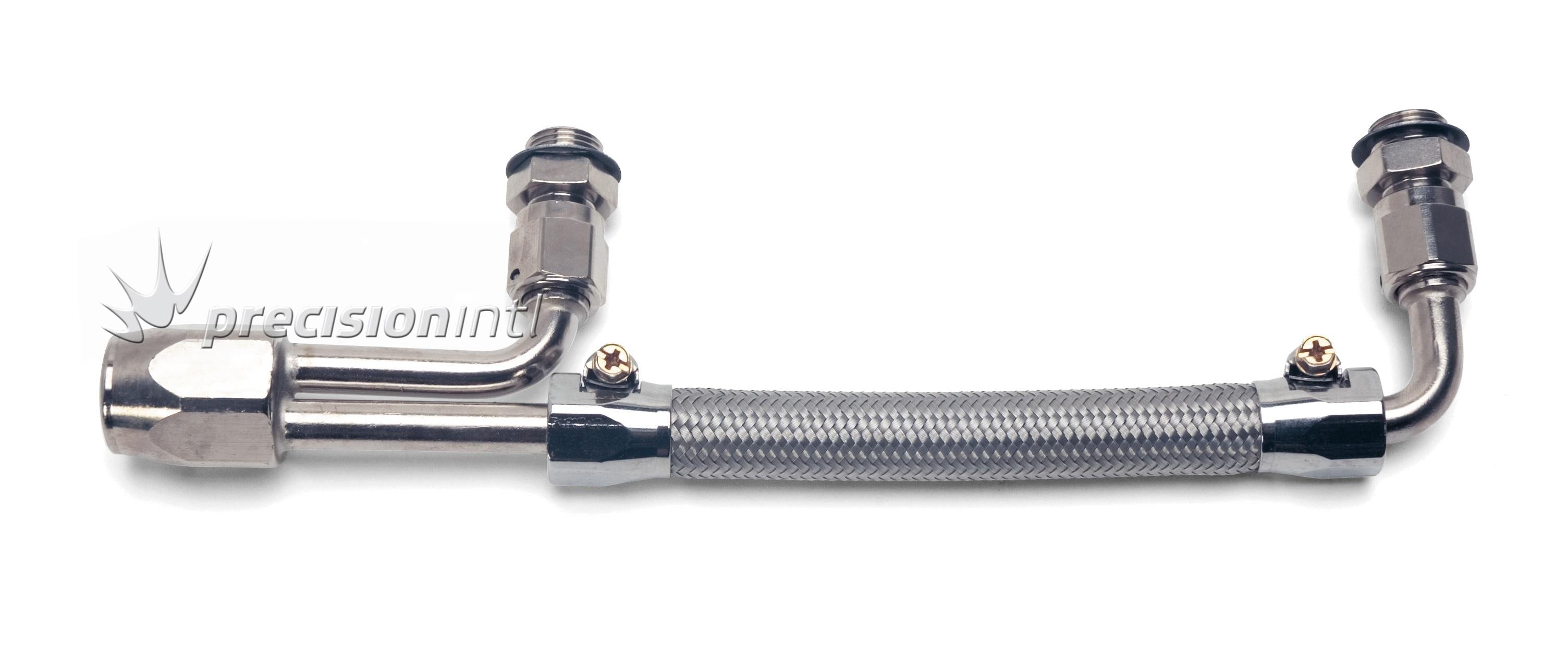 EDELBROCK 8091 DUAL QUAD FUEL LINE KIT ENDURA FINISH SUITS TWIN CARBS