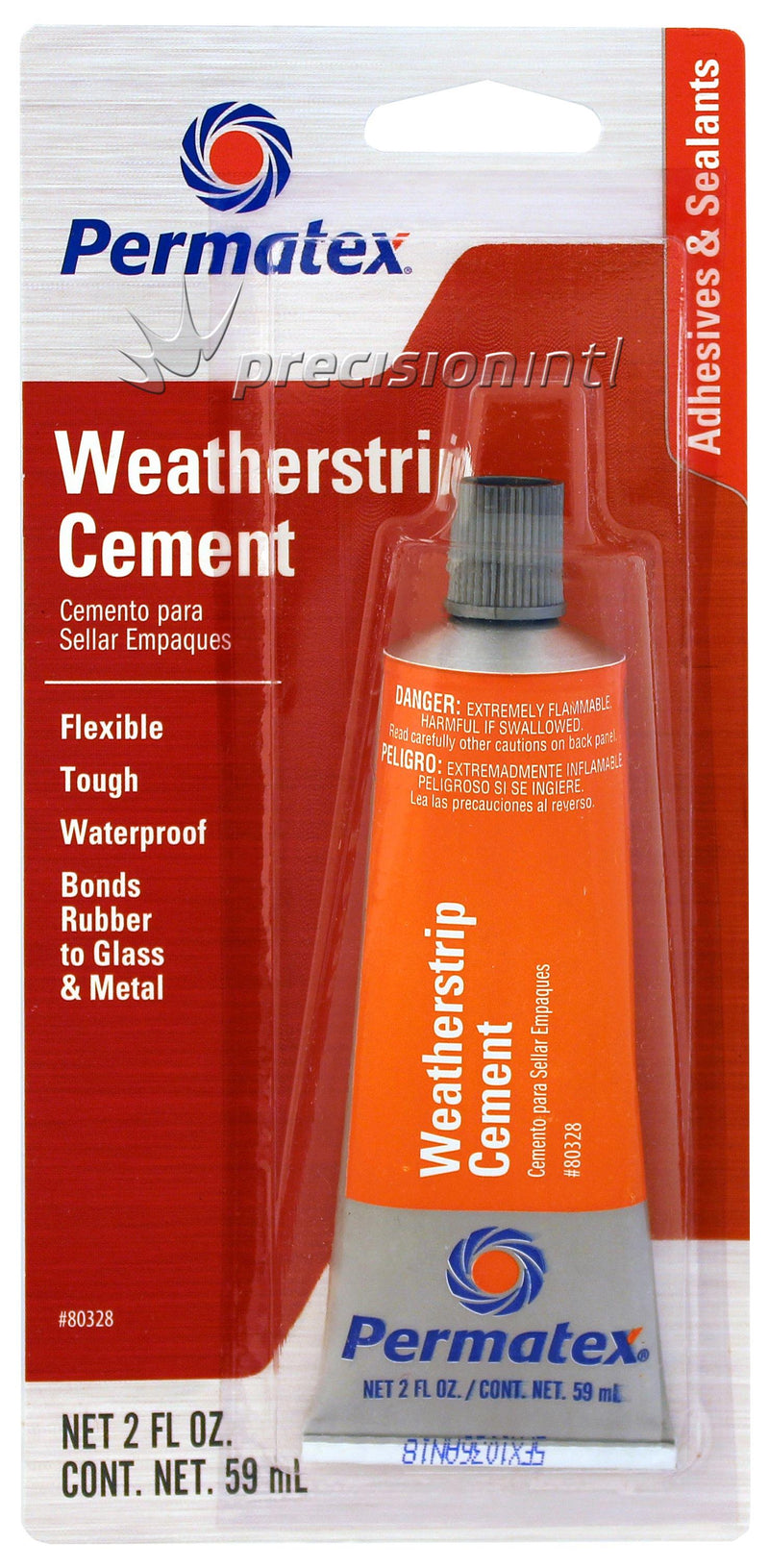PERMATEX PX80328 WEATHERSTRIP CEMENT TUBE CD 59ML
