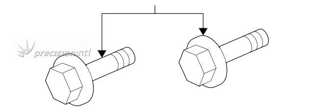GM 11610074 IDLER BRACKET BOLT-UPPER 3 REQ SUITS LSA V8