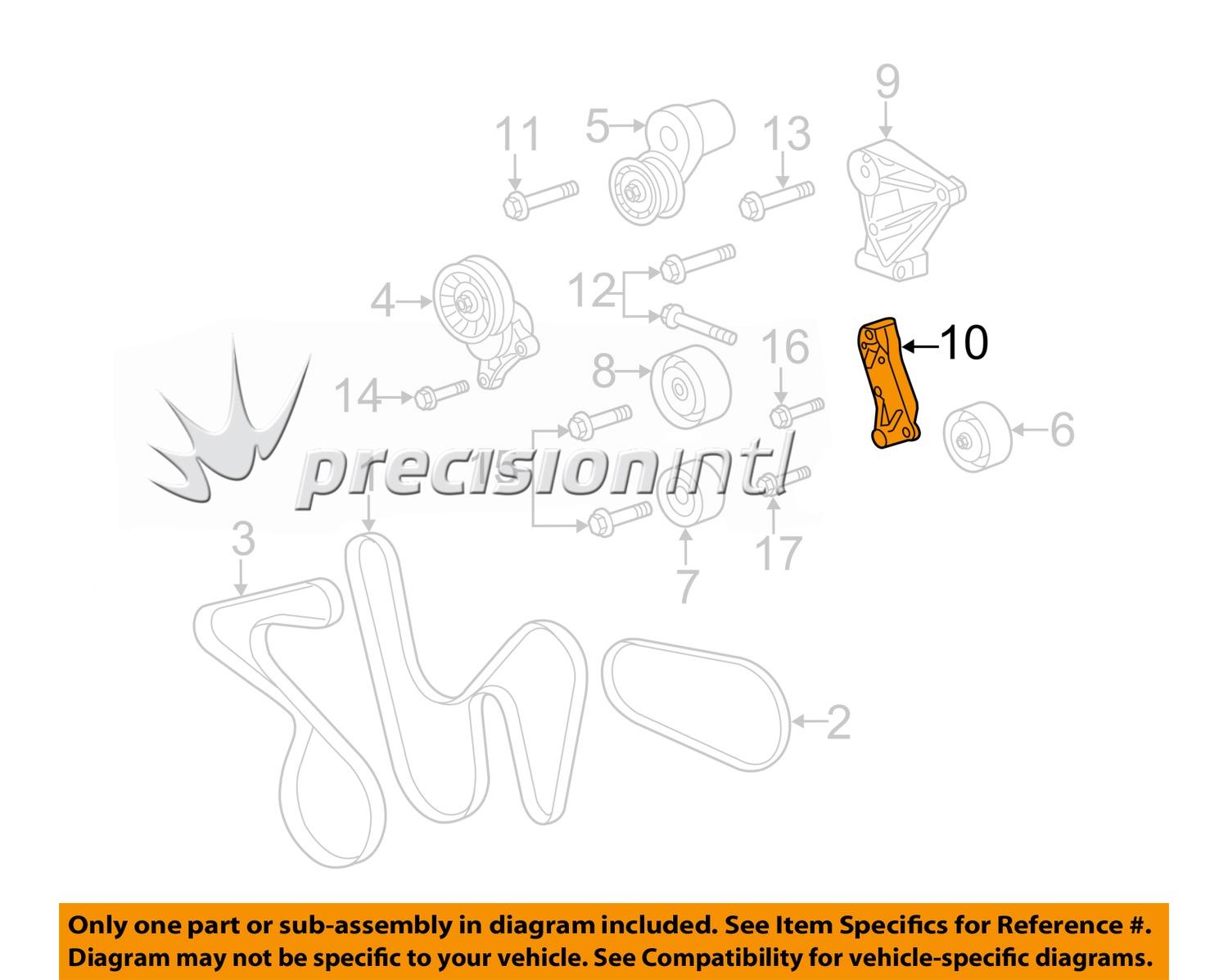 GM 12606501 IDLER PULLEY BRACKET SUITS LSA V8
