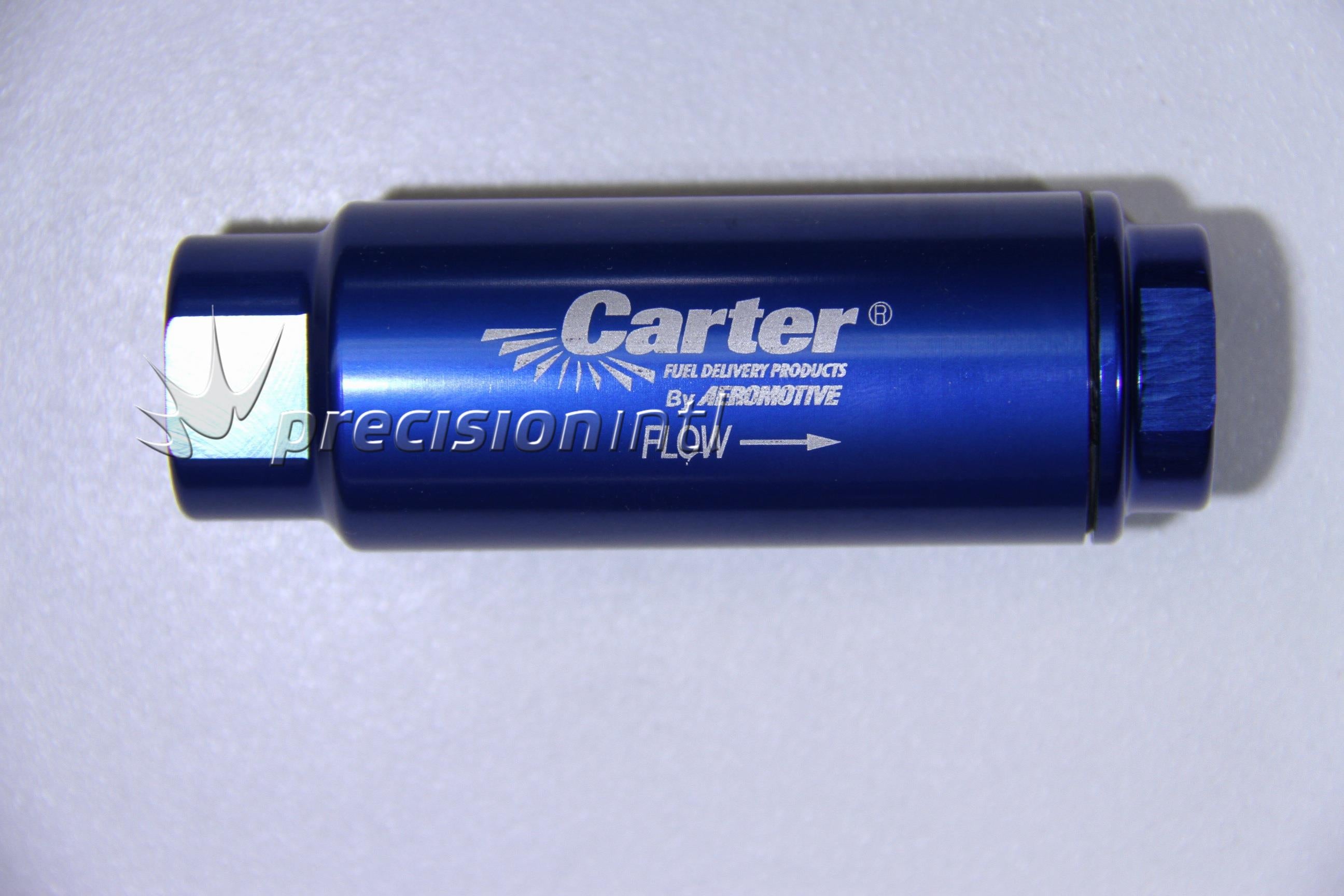 CARTER GF900 CAR BILLET FUEL FILTER INCLUDING 100 MICRON ELEMENT