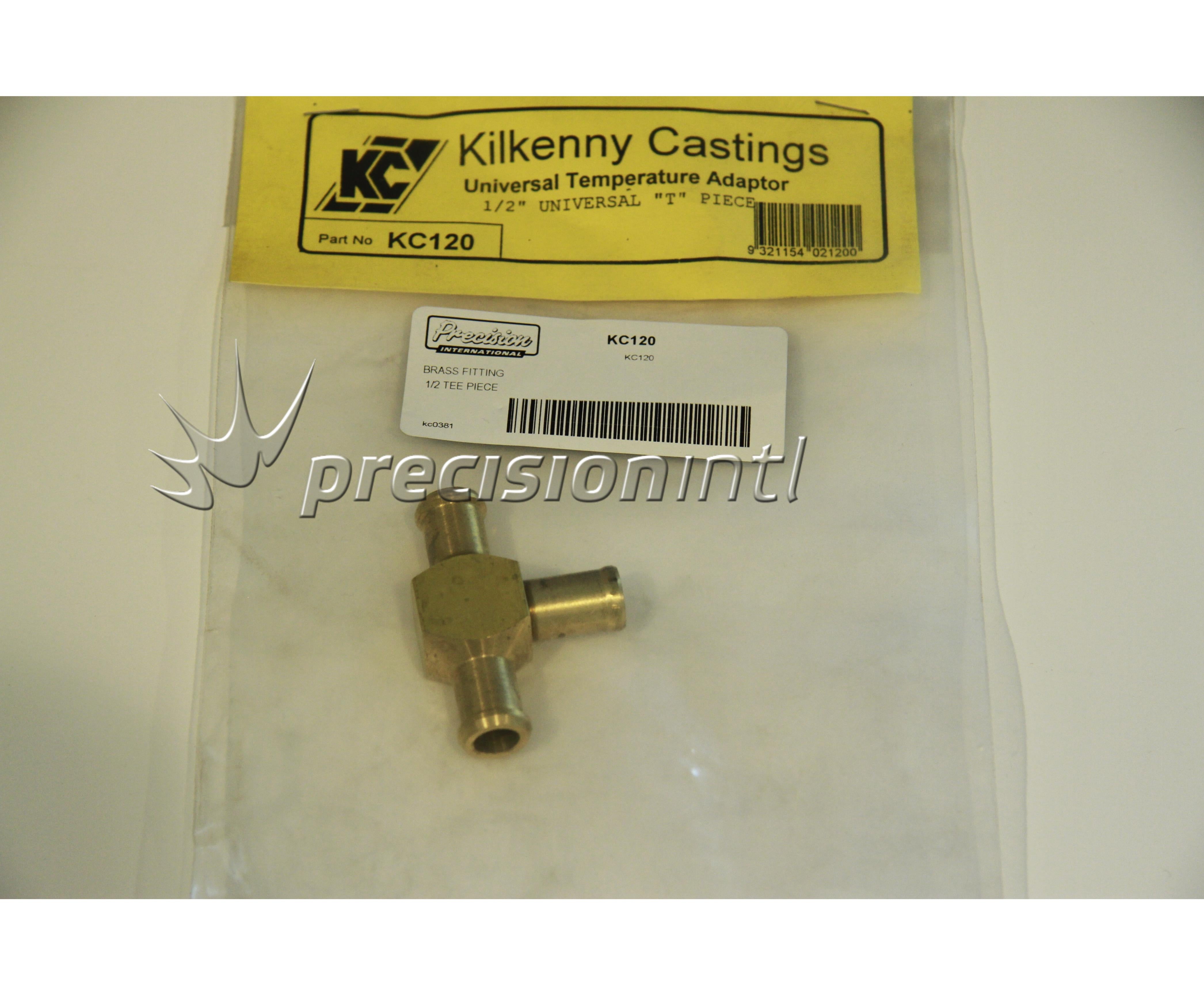 KILKENNY CASTINGS KC120 BRASS FITTING 1/2 TEE PIECE
