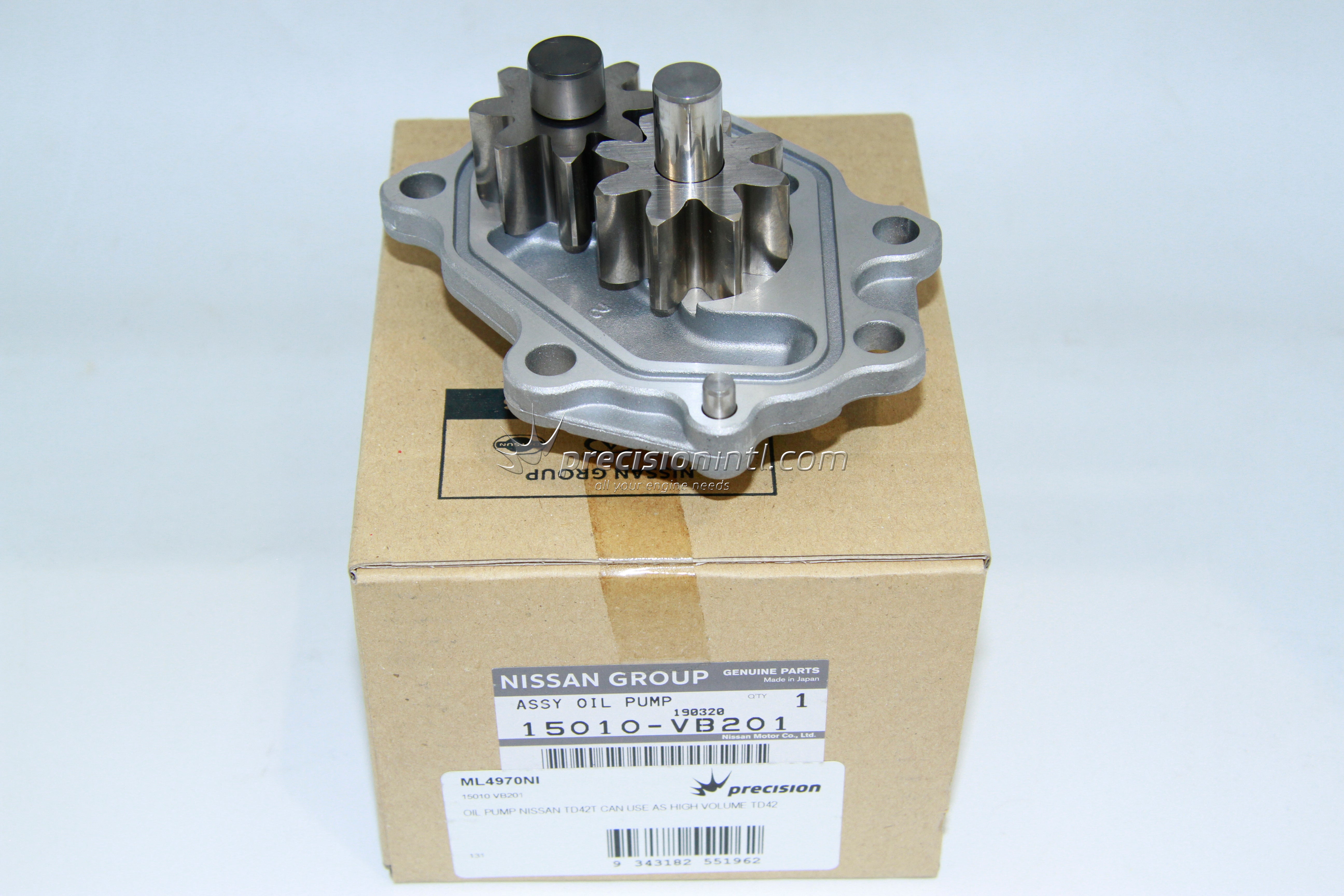 NISSAN 15010 VB201 OIL PUMP FOR TD42T CAN USE AS HIGH VOLUME TD42