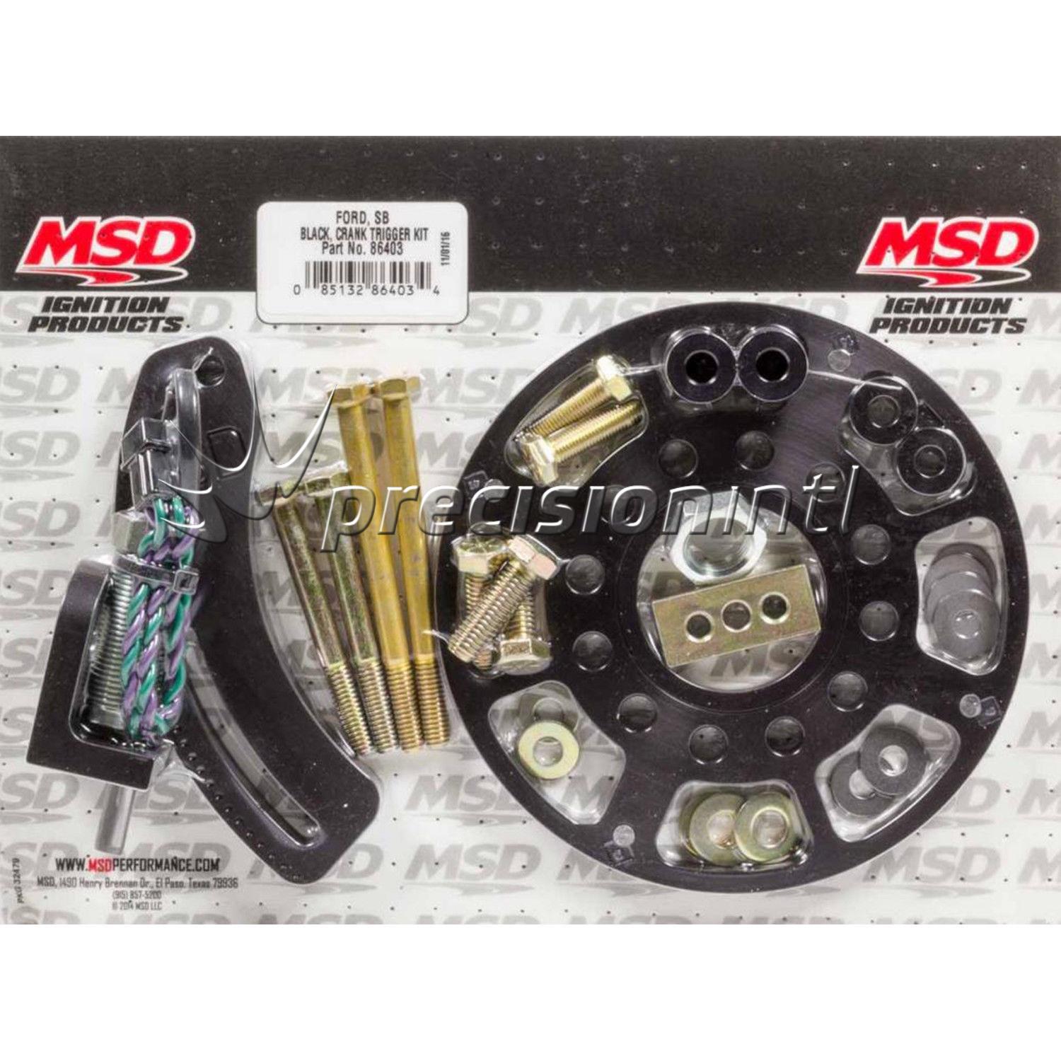 MSD 86403 SBF CRANK TRIGGER KIT BLACK