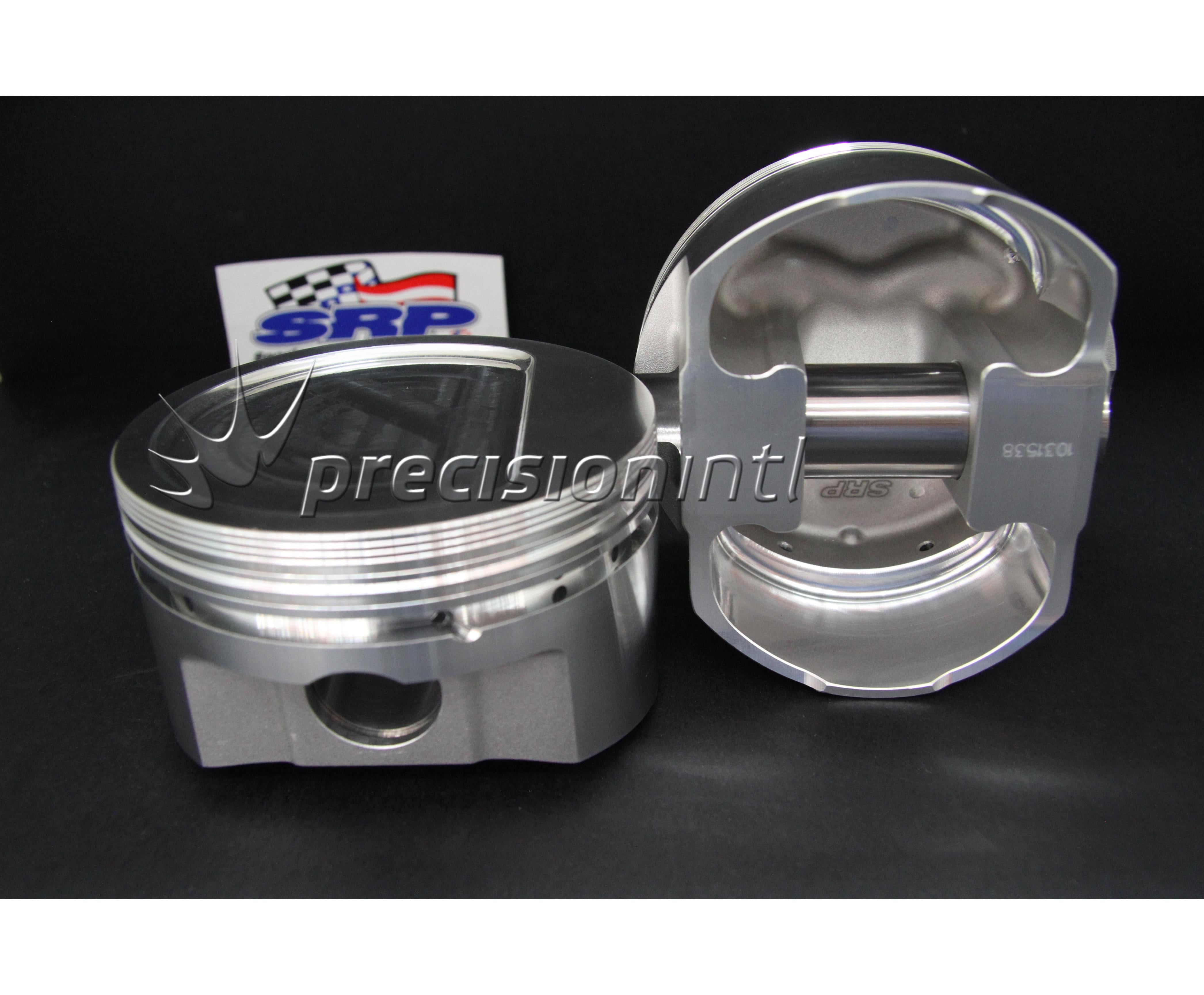 SRP 253507 8CYL FORGED DISH PISTONS + 030 5.700 -12cc HOLDEN 355 STROK