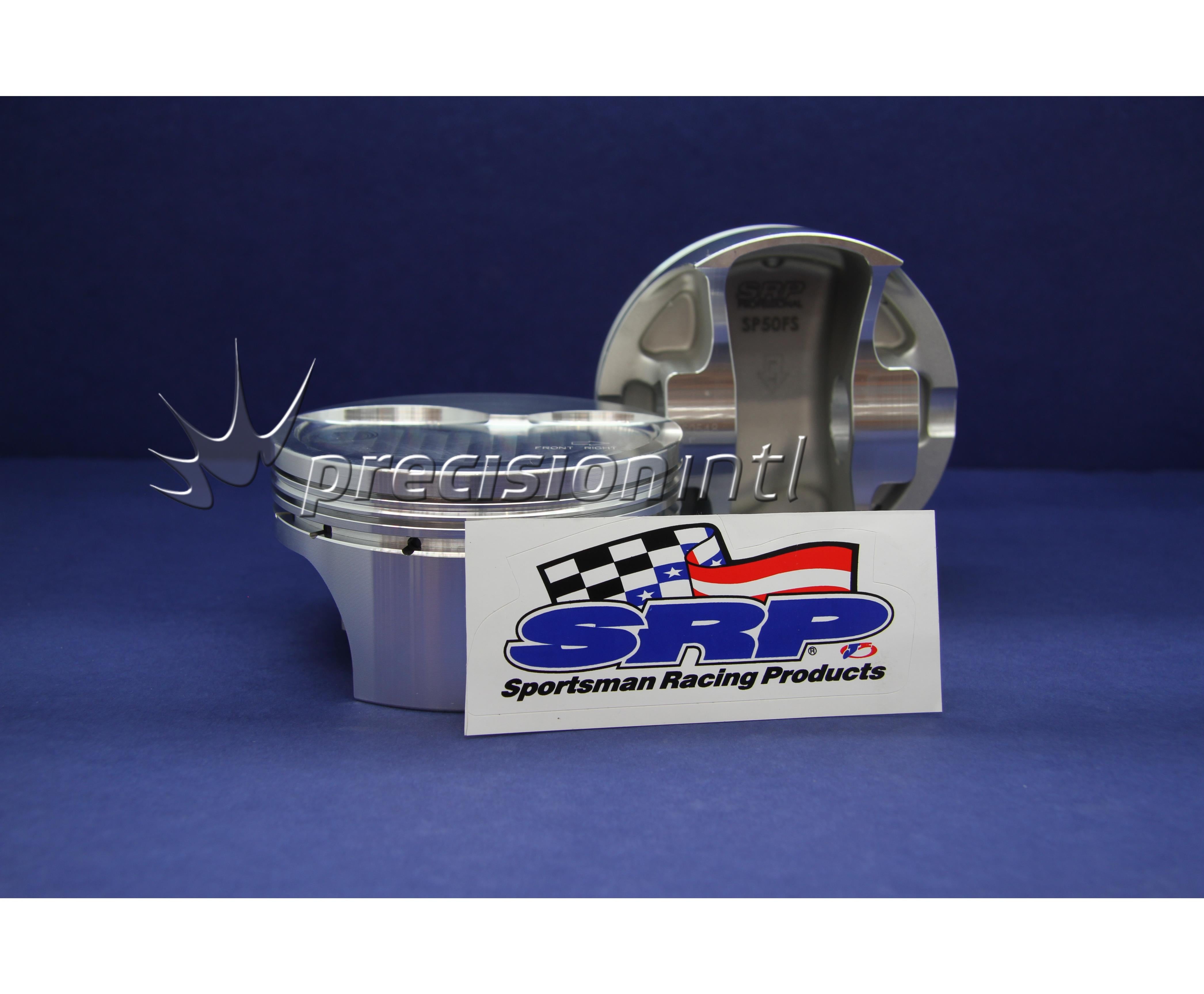 SRP 285744 8CYL FORGED PISTONS LS2 9.5:1 DISH 4.000 945 PINS INC RINGS