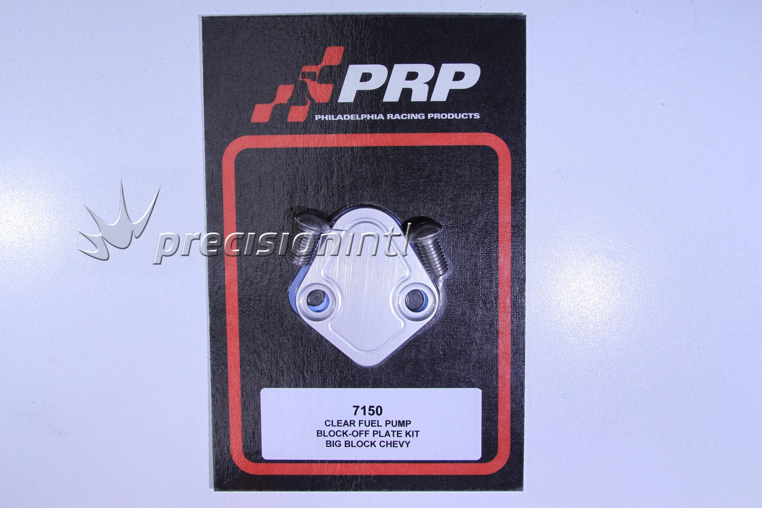 PRP PRP-7150 FUEL PUMP BLOCK-OFF PLATE CLR SUITS CHEV BB V8