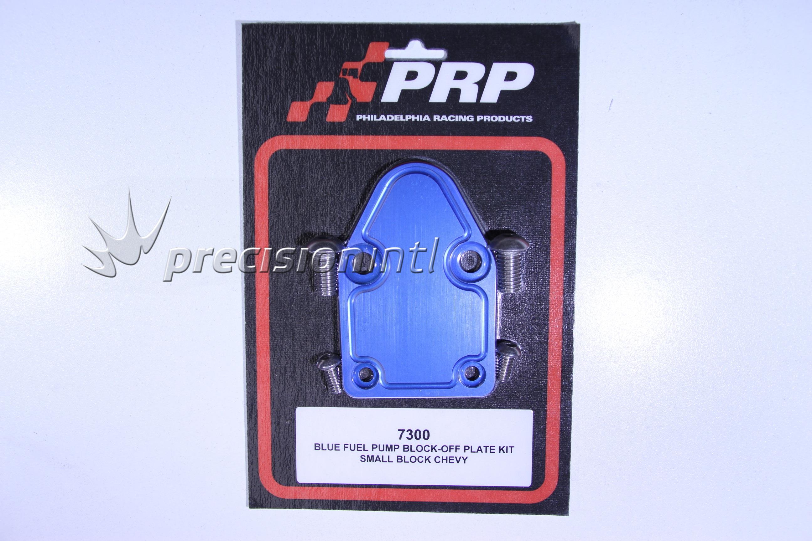 PRP PRP-7300 FUEL PUMP BLOCK-OFF PLATE BLU SUITS CHEV SB V8