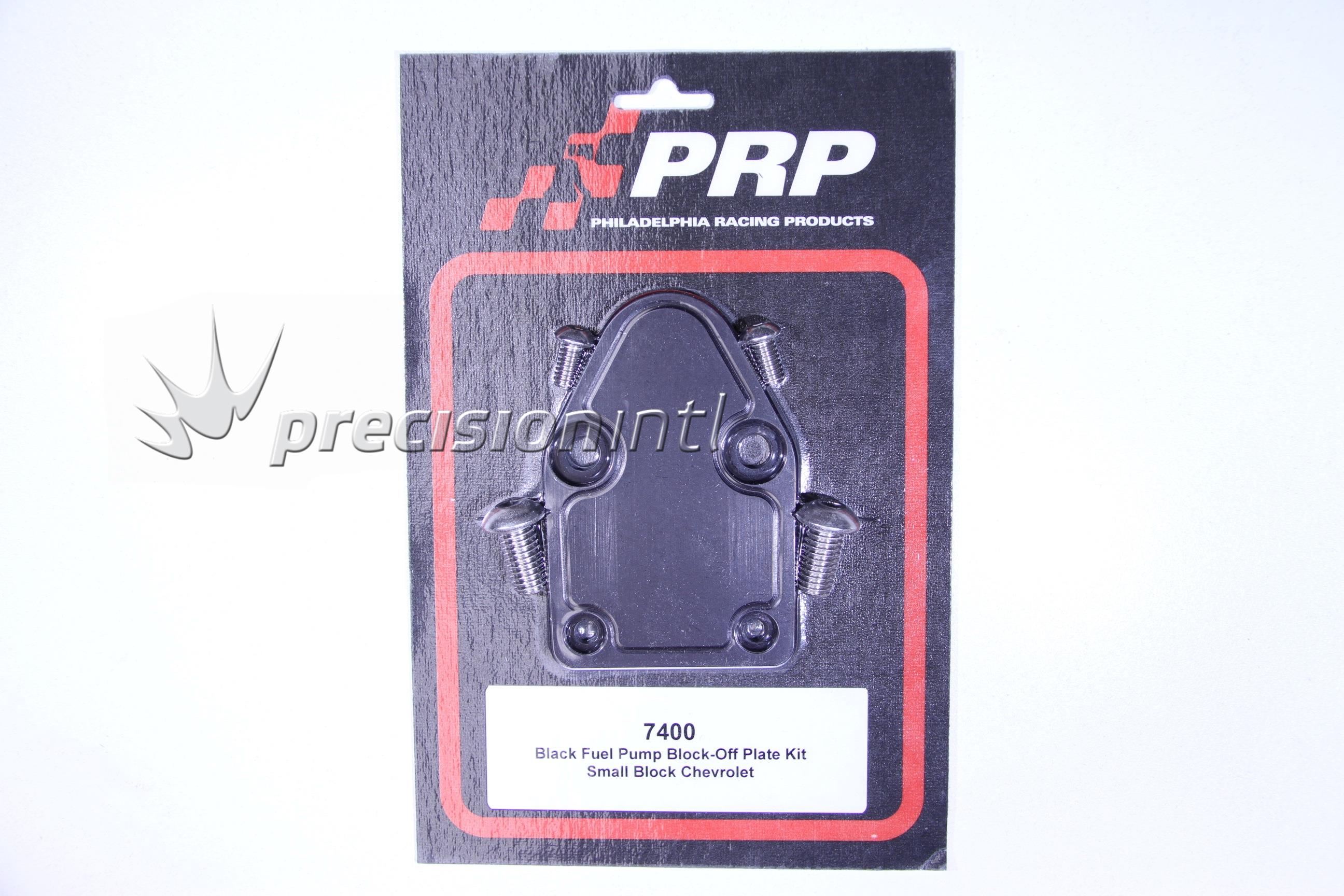 PRP PRP-7400 FUEL PUMP BLOCK-OFF PLATE BLK SUITS CHEV SB V8