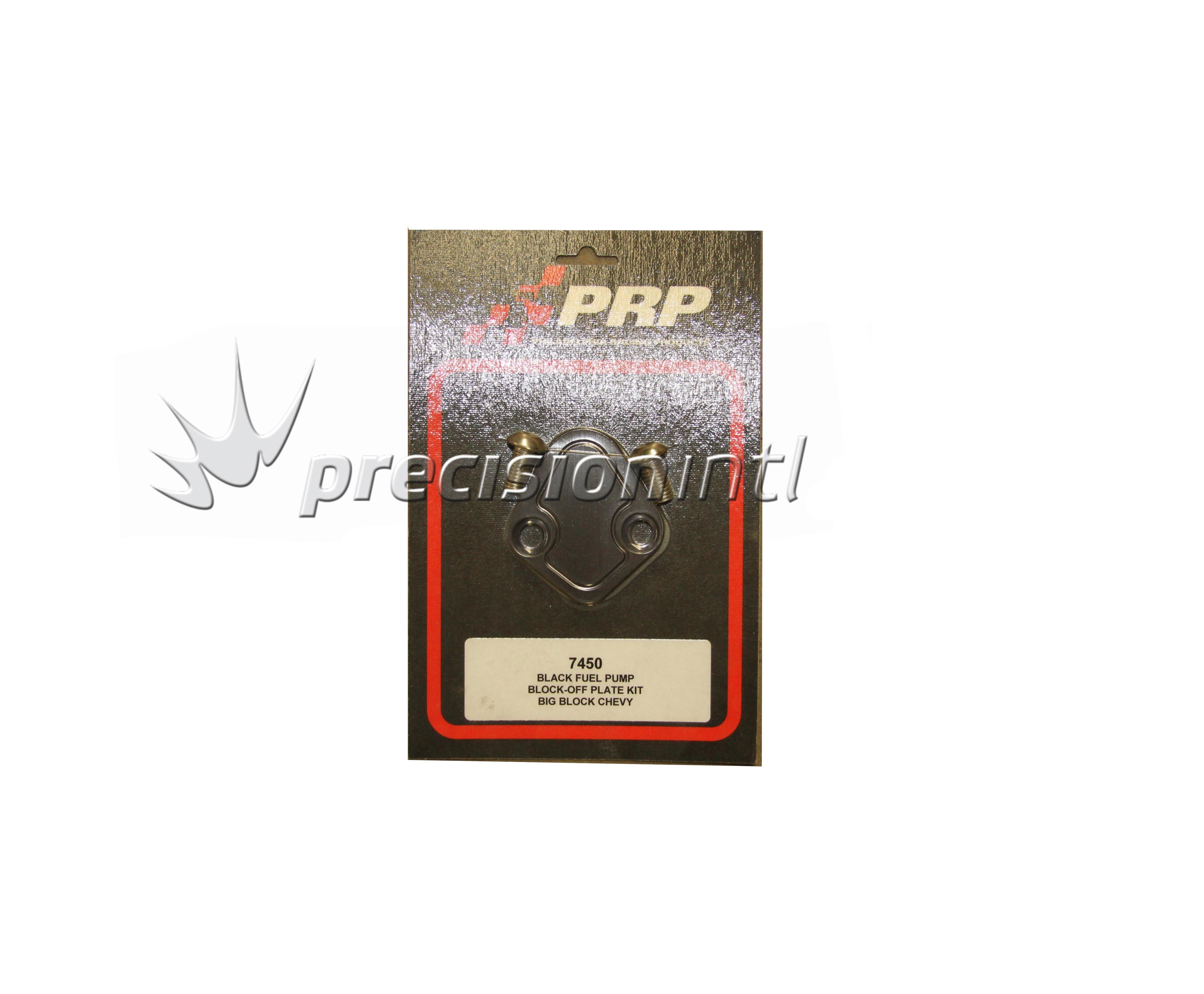 PRP PRP-7450 FUEL PUMP BLOCK-OFF PLATE BLK SUITS CHEV BB V8